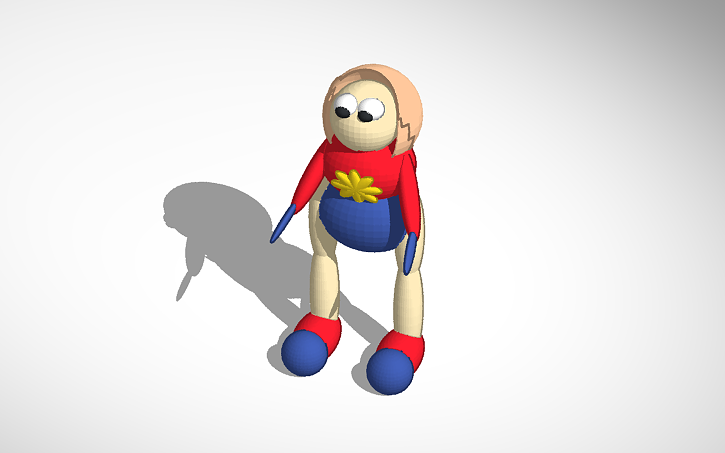 3D design kaptain marvel | Tinkercad