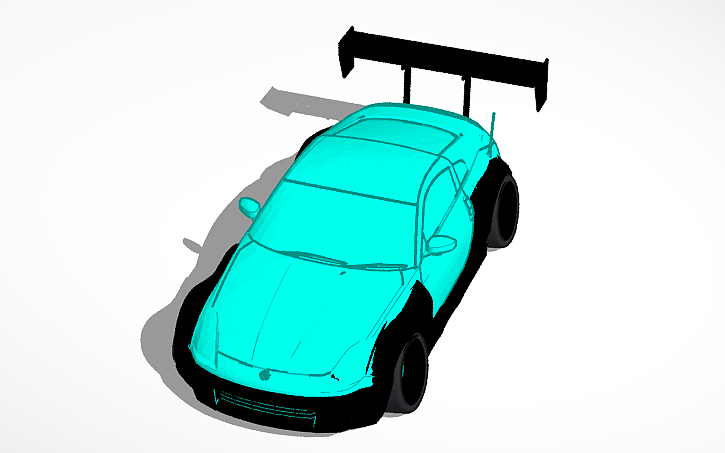 3D design Widebody Nissan 350z - Tinkercad