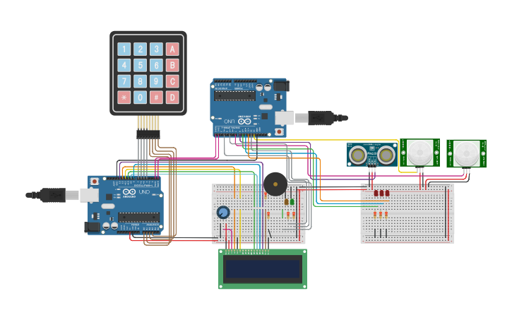 Circuit design SISTEMA DE SEGURIDAD INTEGRAL PARA EL HOGAR CON ARDUINO (Opcion 1 ) - CLAVE 2255 ...