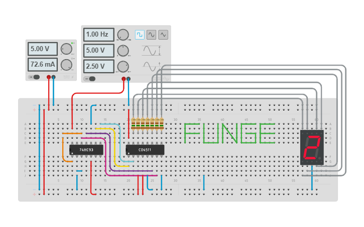 Circuit Design Contatore Con Display Tinkercad