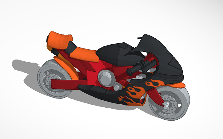 3D design Motorcycle | Tinkercad