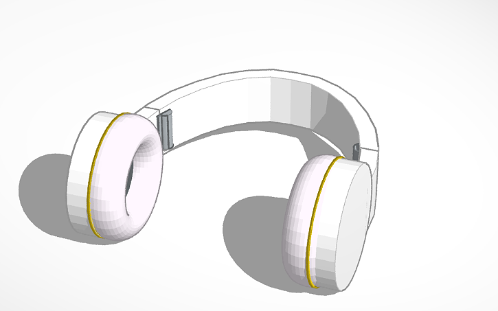 3D design Headphones - Tinkercad