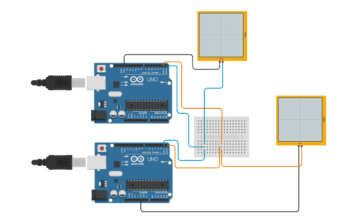 Circuit Design Lab5 Serial Communication Tinkercad