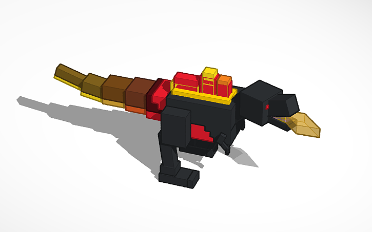 3D design fire rex - Tinkercad