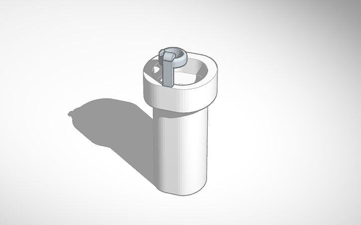 3D design waterfall water mixer with sink - Tinkercad
