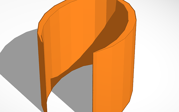 3D design Tablecloth Holder - Tinkercad