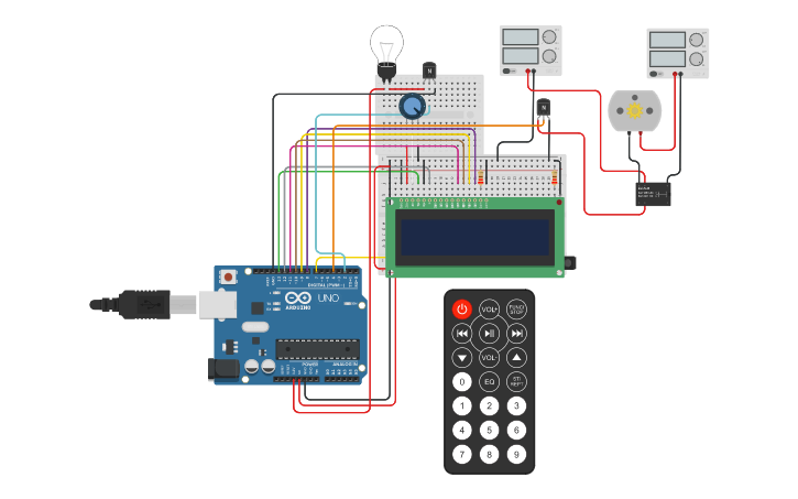 Circuit design Projeto P2 PSI - Tinkercad