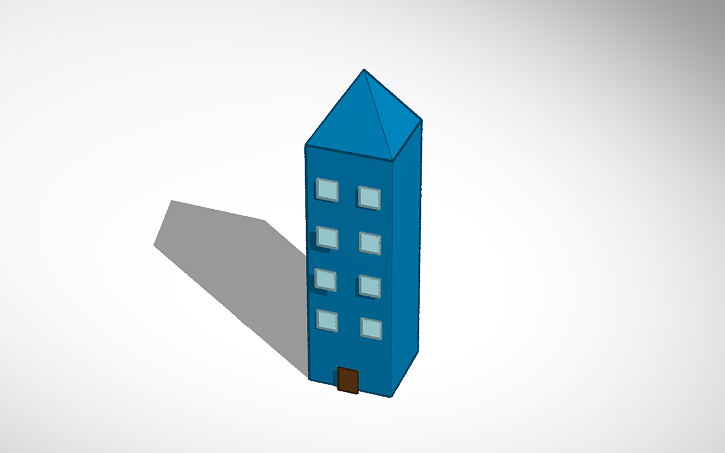 3D design Building - Tinkercad