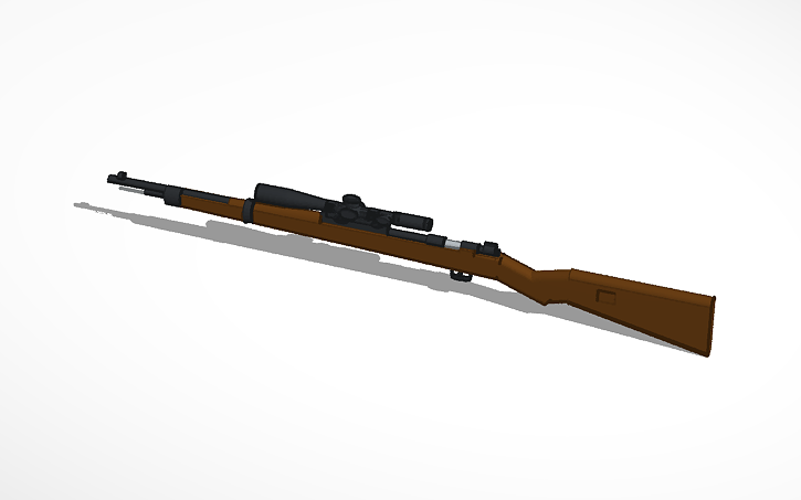 3D design kar98k - Tinkercad