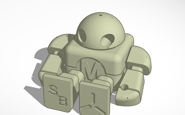 3D design Action figure - Tinkercad