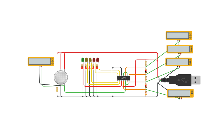 Circuit design Analog gas sensor | Tinkercad