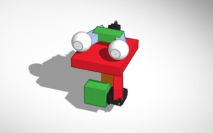 3D design Animatronic Head - Tinkercad