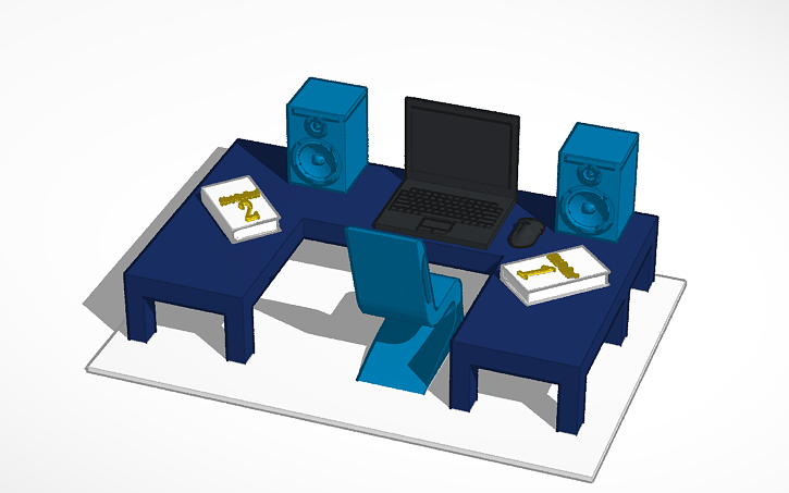 3D design gamer table | Tinkercad