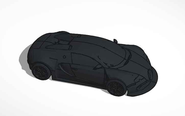 3D design Wide Body Bugatti Veyron - Tinkercad
