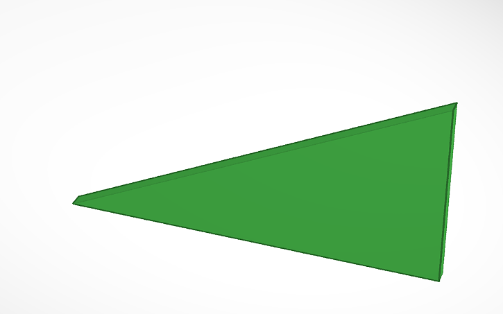 3d Design Right Angle Triangle Tinkercad