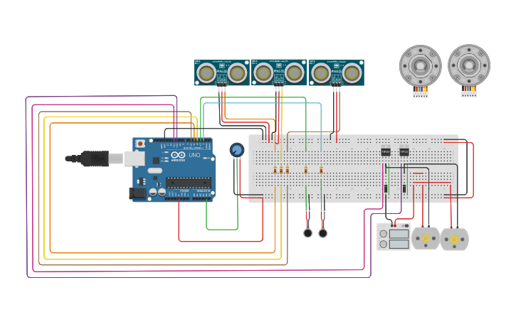 Circuit design PROJETO CONTROLADOR DE PH | Tinkercad