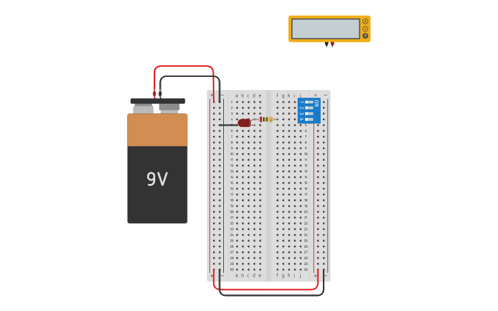 Circuit Design Meter Reading Tinkercad