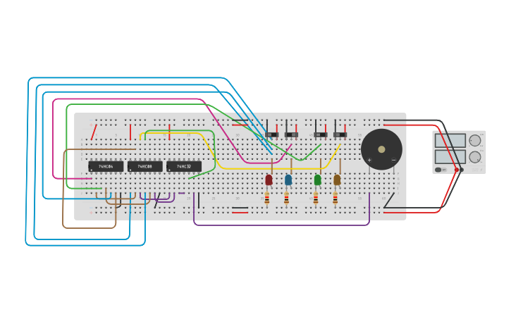 Circuit design Alarmes do VECTRA - Tinkercad