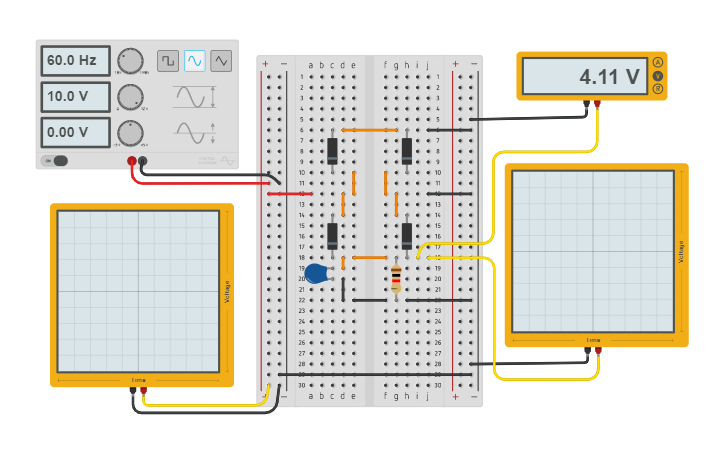Circuit design Praktek 4 | Tinkercad