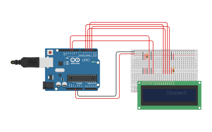 Circuit design Assignment 08 - Level 2 - Tinkercad