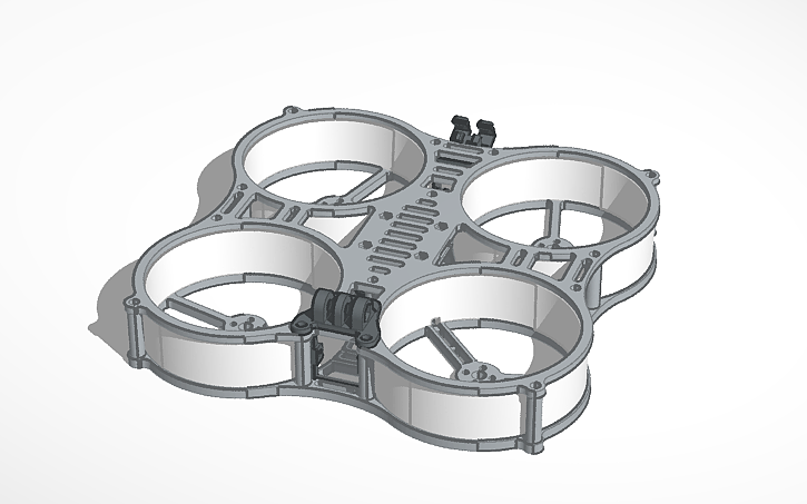 3D design 2.5" Cinewhoop Frame (public) - Tinkercad