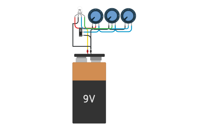 Circuit Design Controllable Rgb Led With Potentiometer Tinkercad