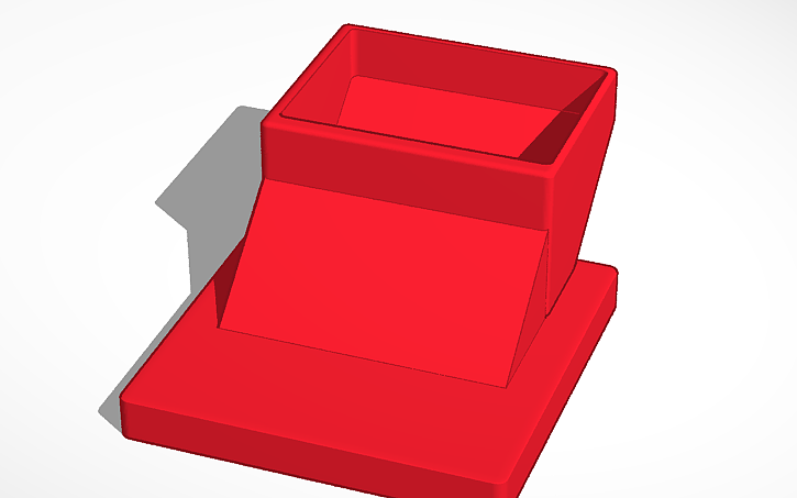 3D design downspout to drain adapter - Tinkercad