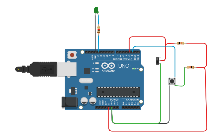 Circuit design atividade - Tinkercad