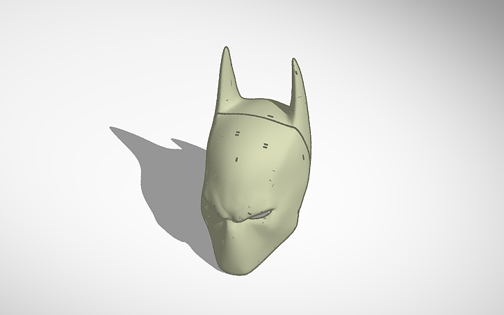 3D design Batman mask - Tinkercad