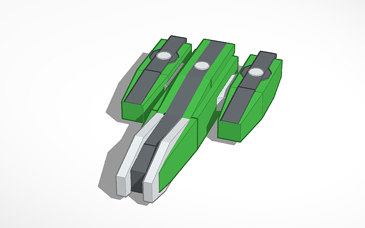 3D design Starscape Edict (Mandator Line Corvette) - Tinkercad