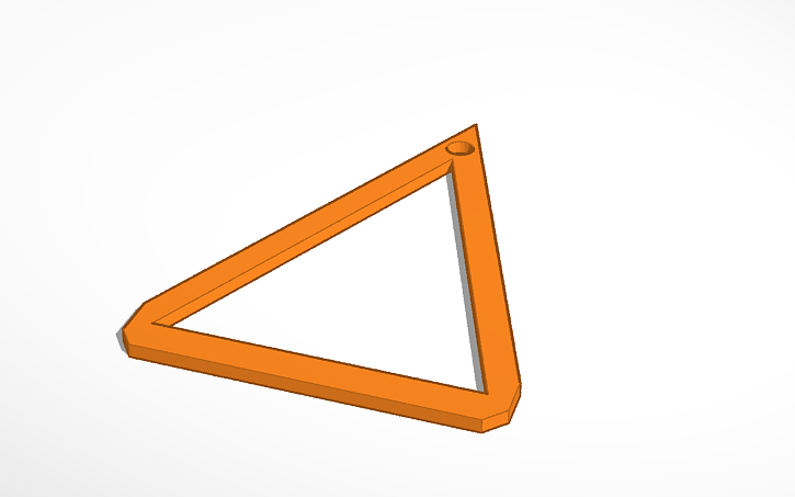 3D design Triangle - Tinkercad