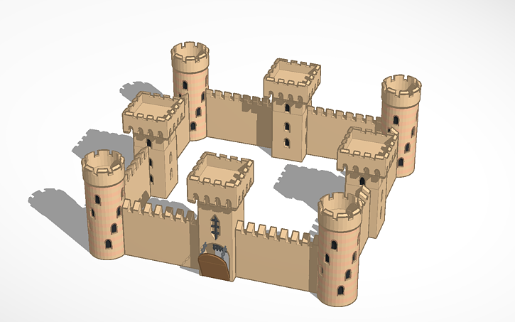 3D design Castle - Tinkercad