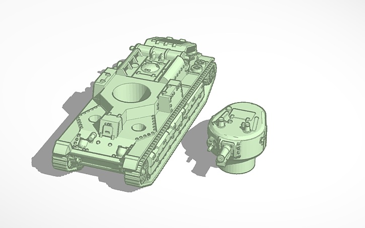 3D design T-28 tank | Tinkercad