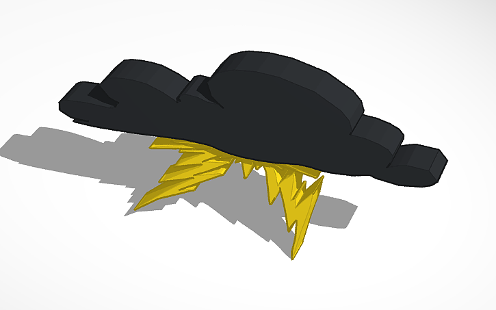 3D design Strom Cloud - Tinkercad