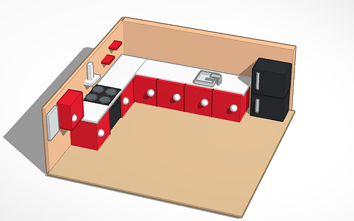 3D design Kitchen - Tinkercad