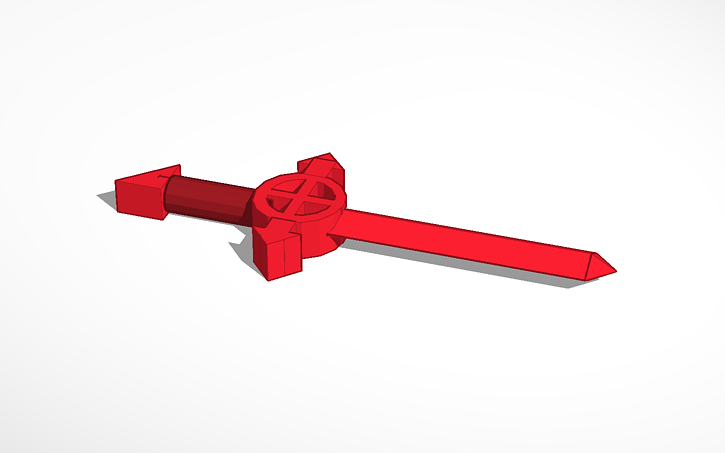 3D design LEGO Adventure Time Demon Blood Sword - Tinkercad