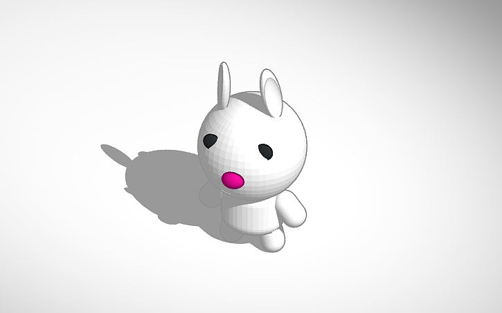 3D design Bunny bunny rabbit - Tinkercad