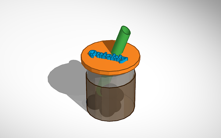 3D design Quickly Boba | Tinkercad