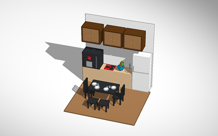 3D design kitchen (Haritz Gutierrez) - Tinkercad