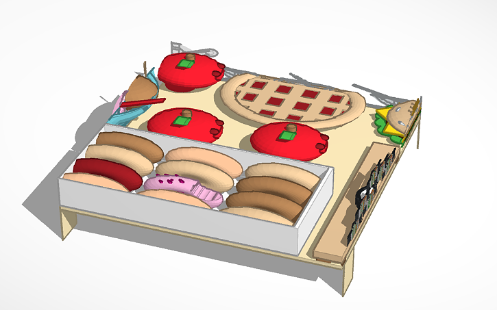 3D design food - Tinkercad