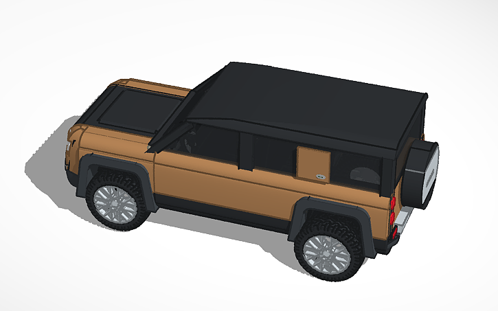 3D design Land Rover Defender 110 - Tinkercad