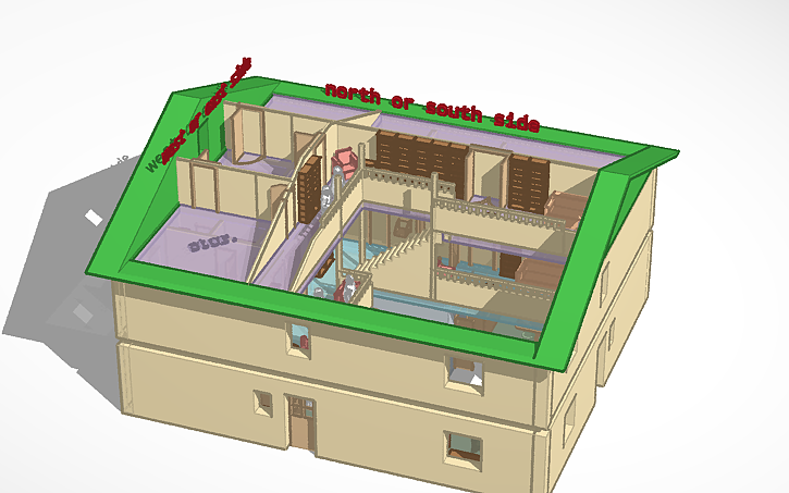 3D design Open House Project (42' x 48') - Tinkercad
