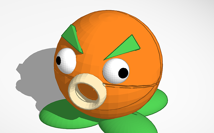 3D design plants vs zombies citron - Tinkercad