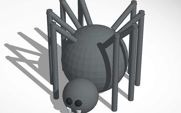 3D design Spider | Tinkercad