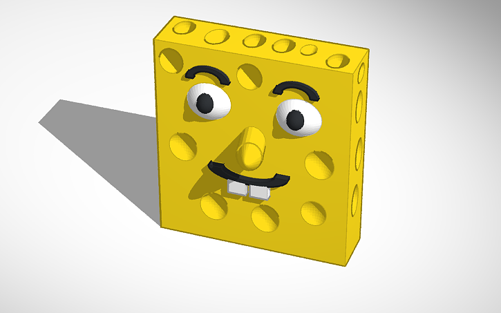 3D design Sponge Bob Square Pants - Tinkercad