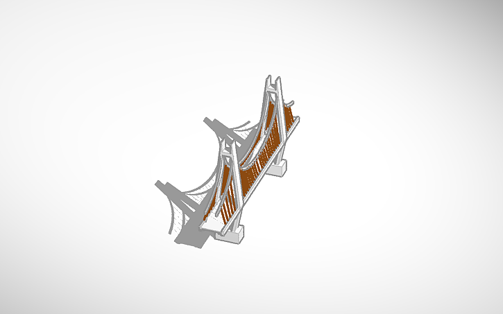 3D design Bridge | Tinkercad