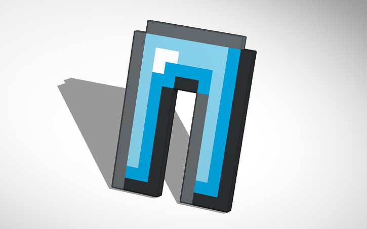 3D design Minecraft Armor - Tinkercad