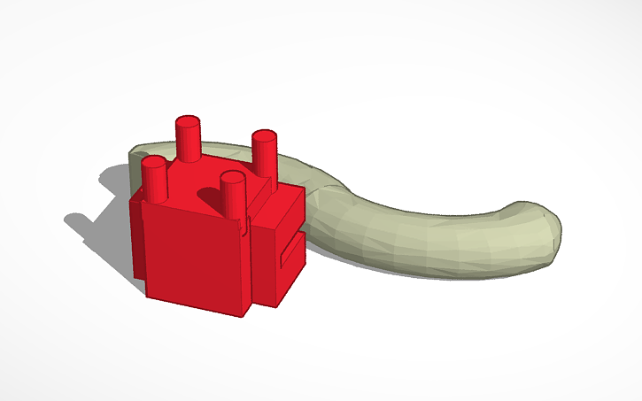 3D design GiggleBot Dog Tail - Tinkercad