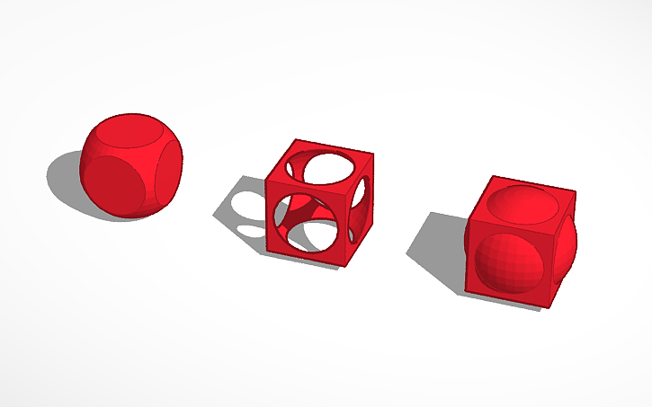 3d Design Куб и сфера Tinkercad