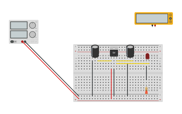 Circuit design regulador - Tinkercad Circuit design regulador - Tinkercad